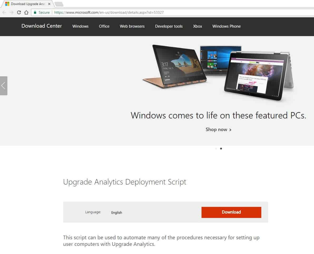 Windows 10 Upgrade Readiness - ENFRASYS Group Windows 10 Upgrade Readiness - ENFRASYS Group